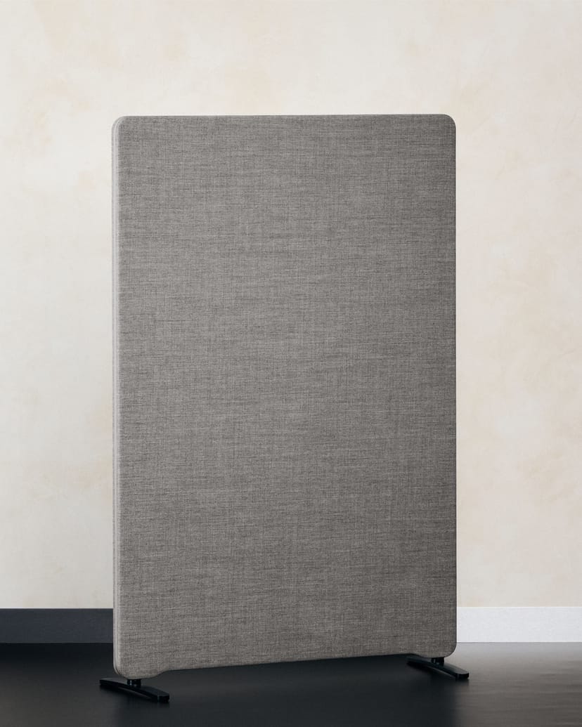 Edge Table Screen. Sound absorbing textile table screen. | LINTEX