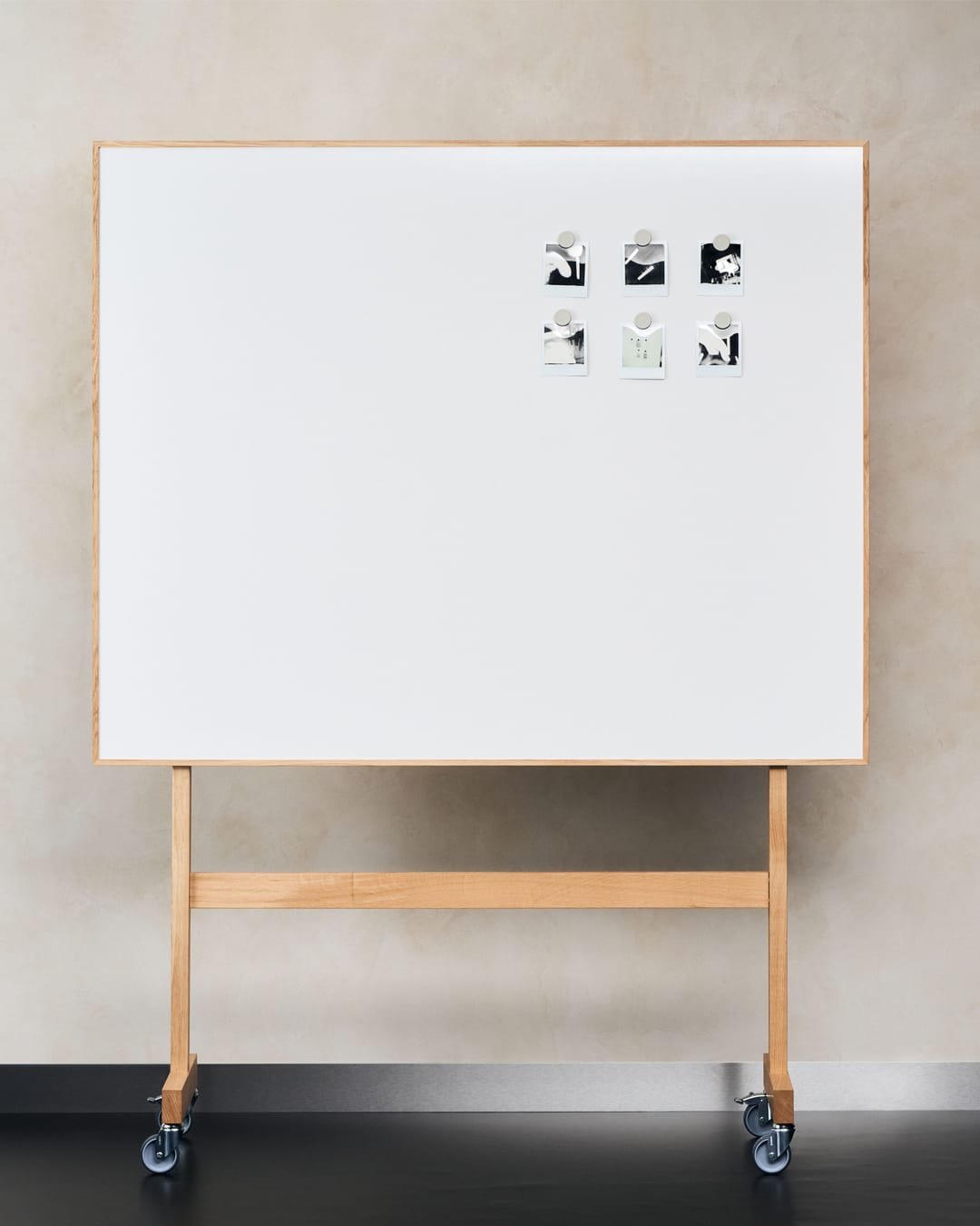 Wood. Porcelain whiteboard with solid oak frame. | LINTEX