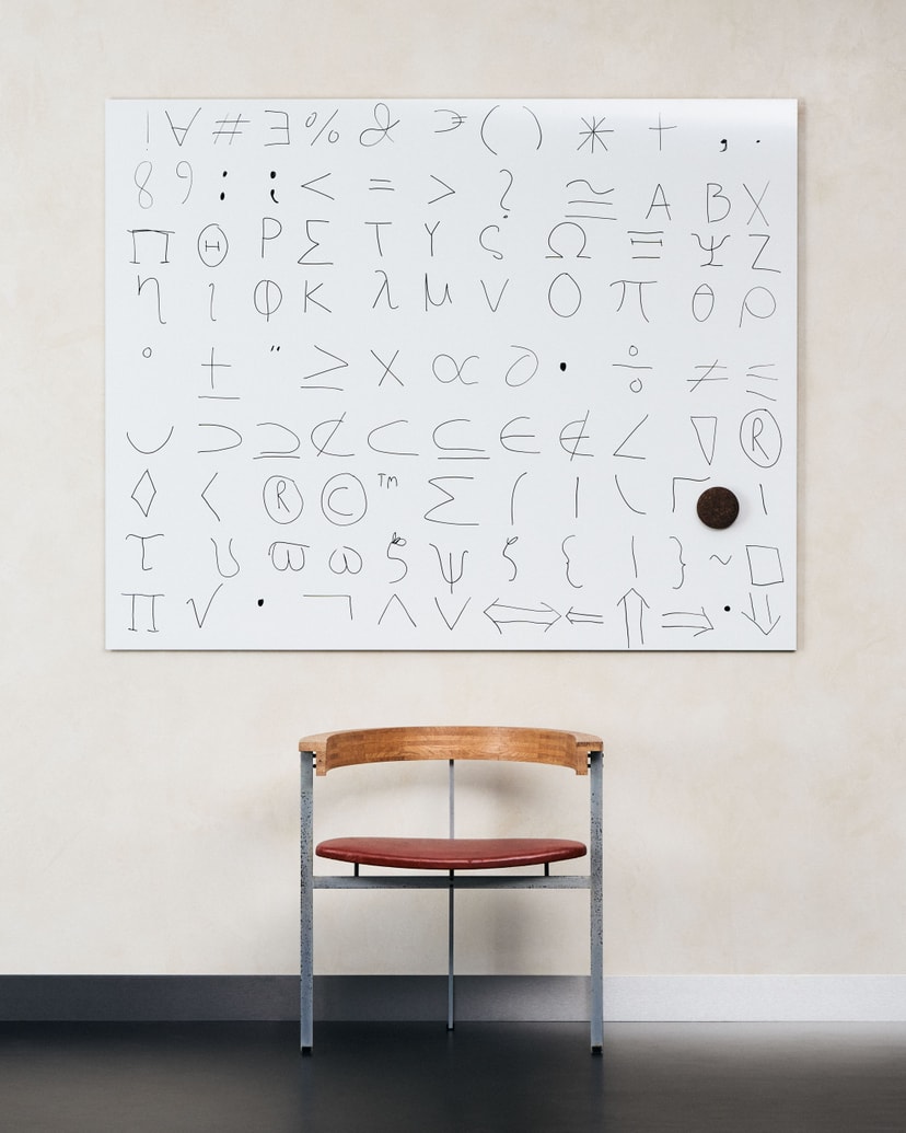 Air. Rahmenloses magnetisches Keramik-Whiteboard. | LINTEX
