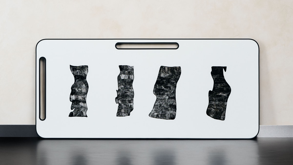 Note. Portable magnetic ceramic whiteboard. | LINTEX