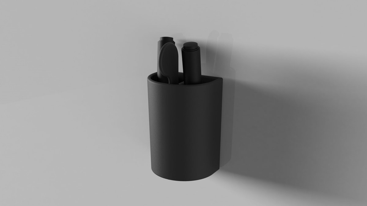 Cup. Magnetic pen cup. | LINTEX