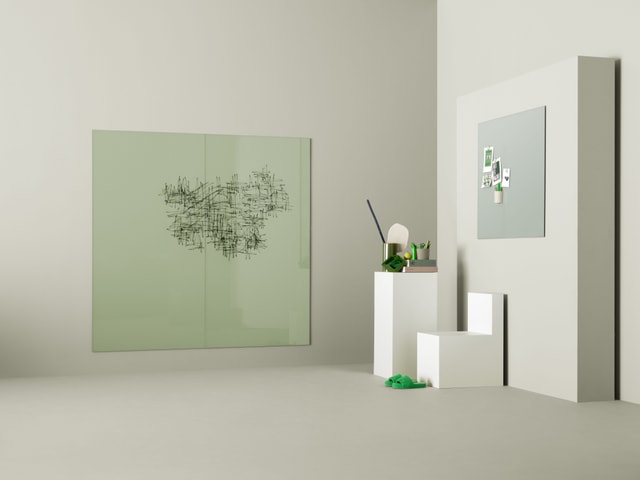 Mood Spaces. Connected glassboards in 24 colours. | LINTEX
