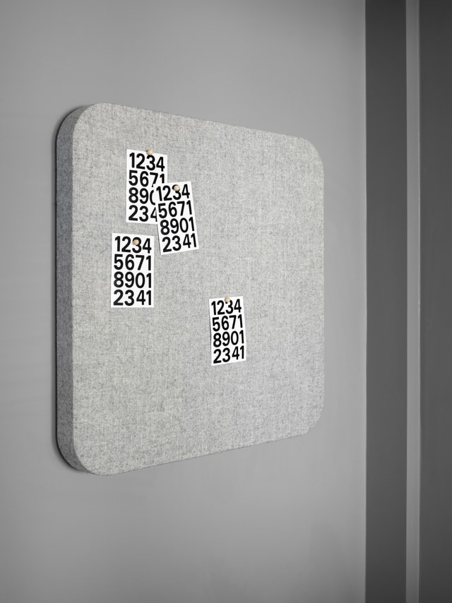 Bloc Sound Absorber. Acoustic textile wall panel with rounded corners ...