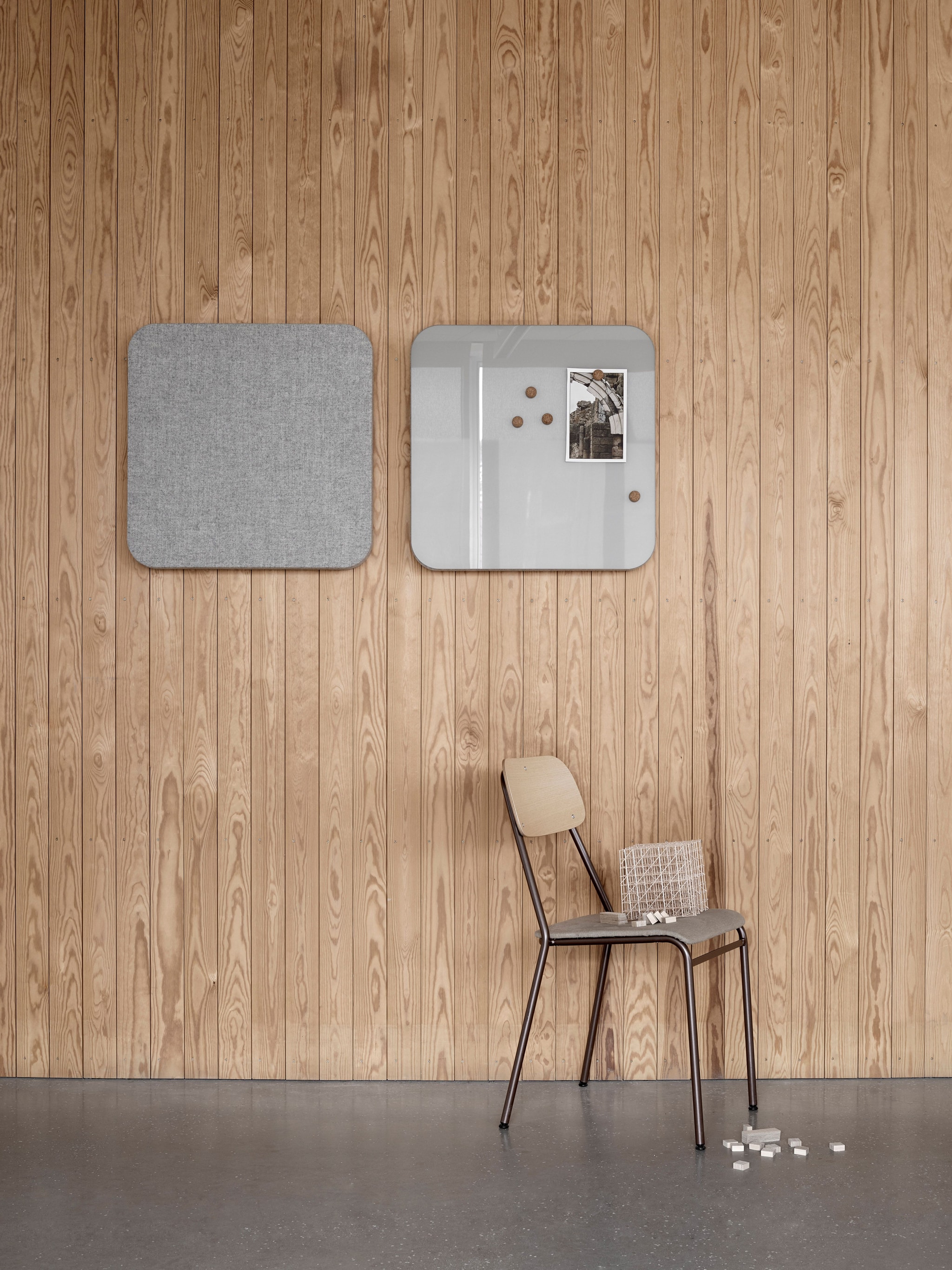 Bloc. Modular writable and pinnable board series. | LINTEX
