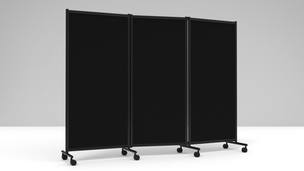 One Screen. Folding mobile office screen. | LINTEX